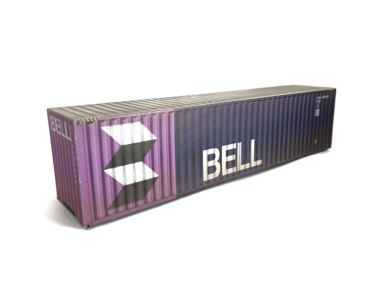 CT003-HO Bell 40ft Weathered Container Card Kit Pack of 2 - HO/187 ...