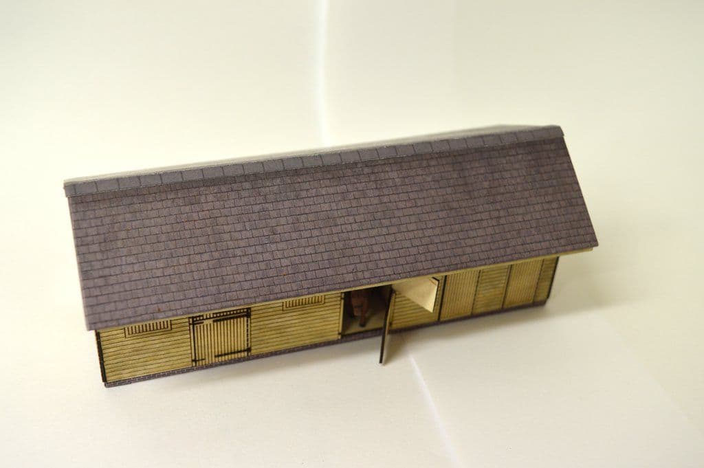 KX034-OO Laser Cut Delamere Stables OO/4mm/176 – Scale Model Scenery