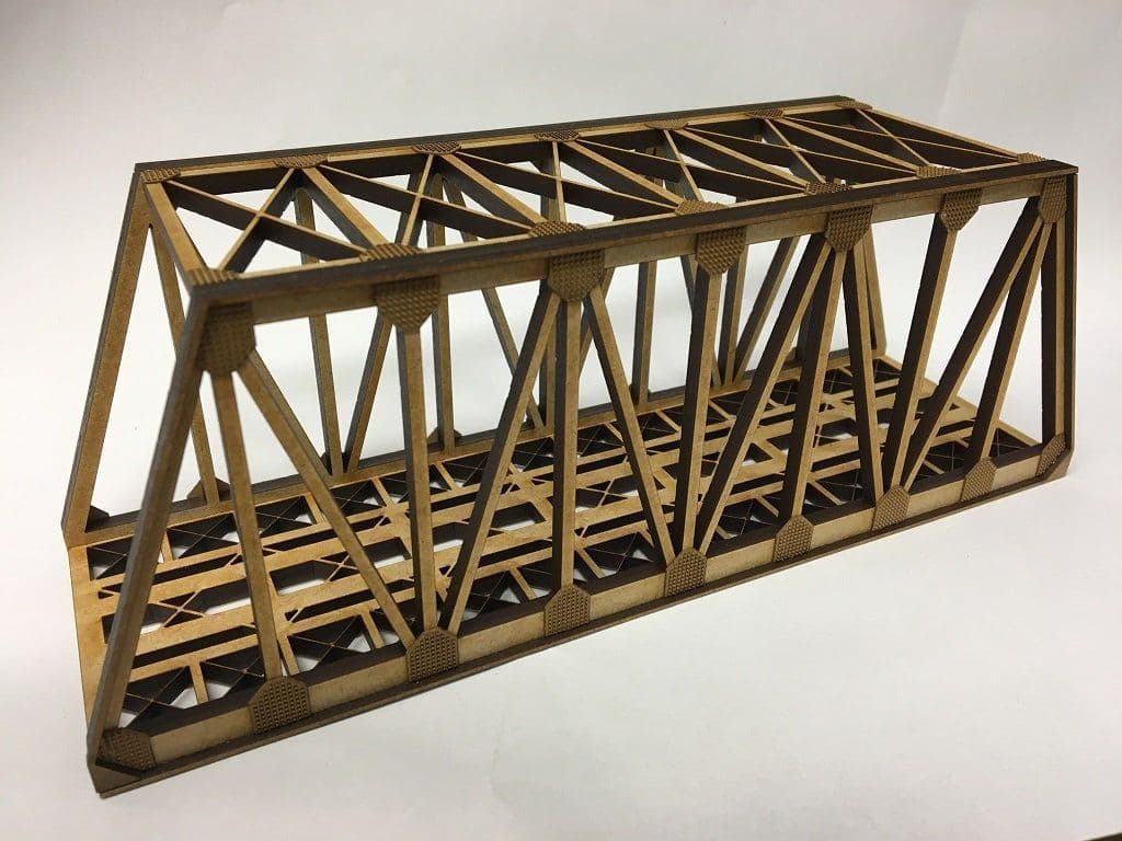 LX105-OO Double Track Girder Bridge OO/4mm/176 – Scale Model Scenery