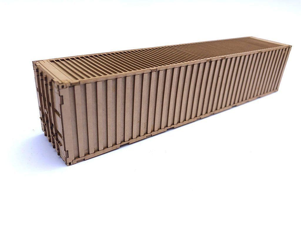 LX179-OO 40ft Shipping Container Kit Pack of 1 OO/4mm/176 – Scale Model ...