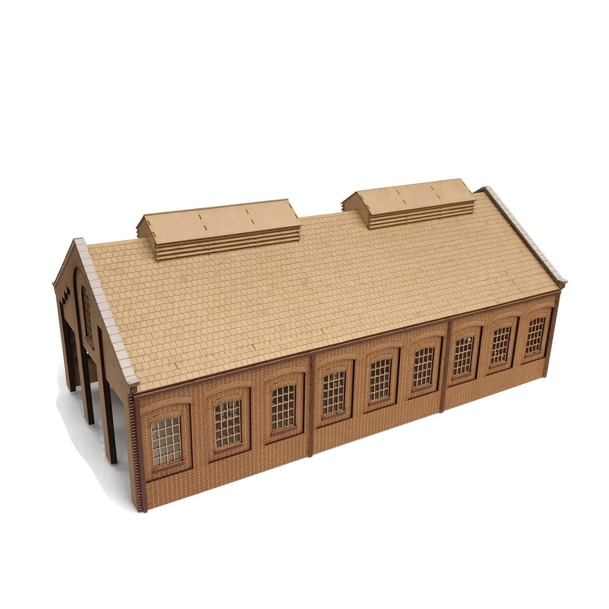 LX230-OO Three Track Engine Shed - OO/4mm/176 – Scale Model Scenery