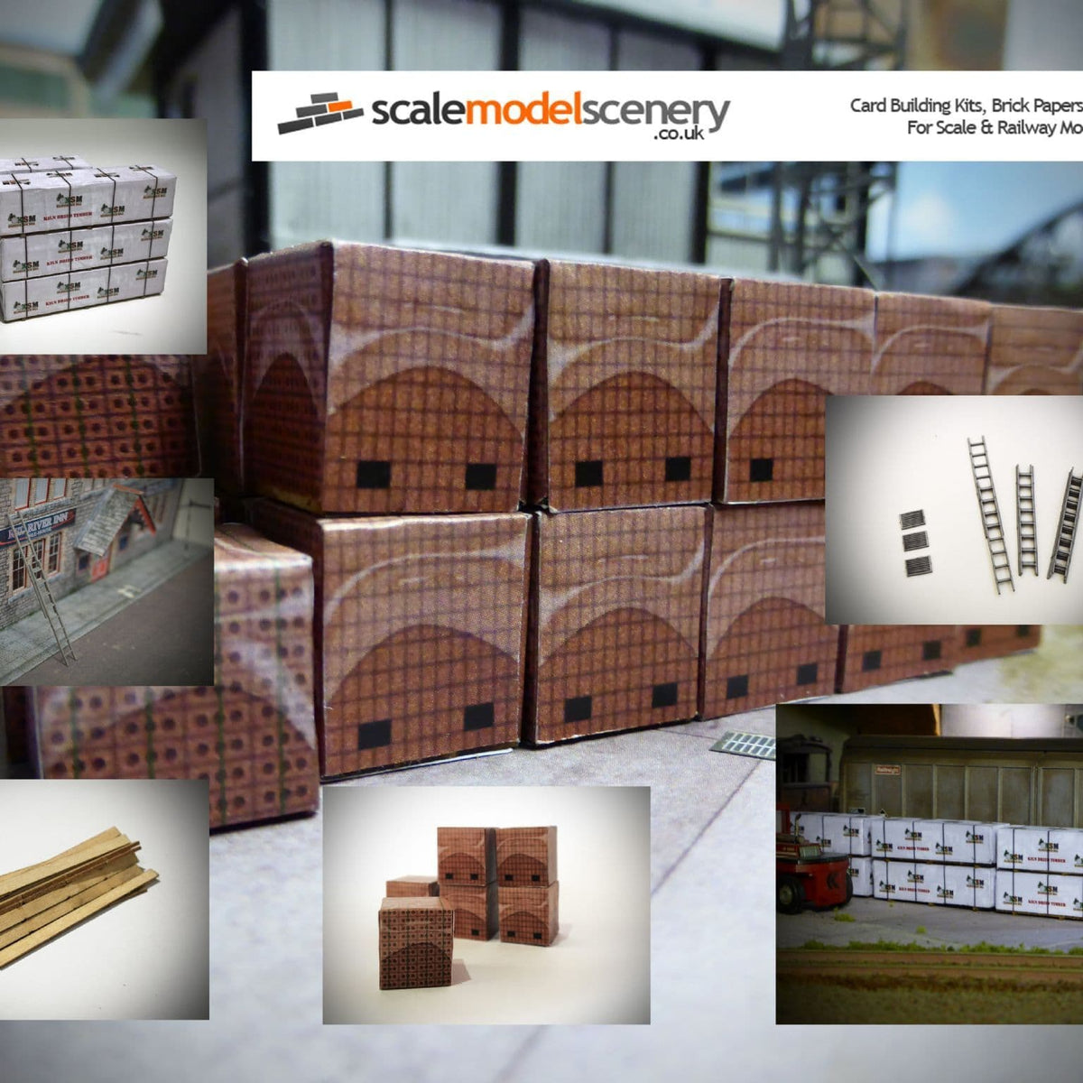SMS-BP9 Building Site Details Pack - OO/HO Scale – Scale Model Scenery