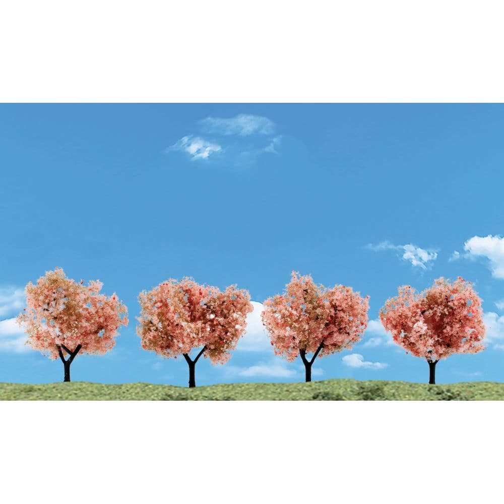 Woodland Scenics 2&-3& Classic Flowering Trees 4/Pk TR3593 – Scale ...